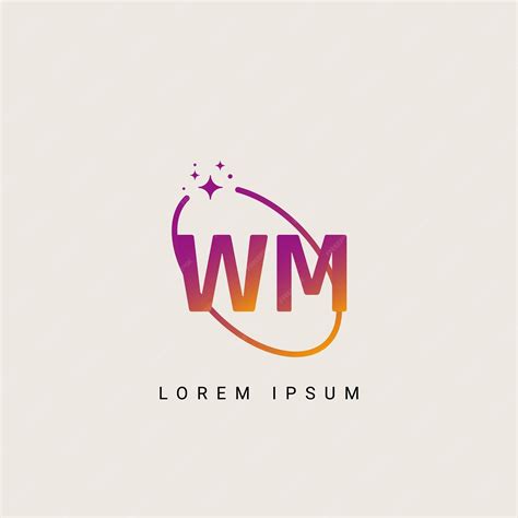 Premium Vector Creative Minimal Wm Mw Letter Business Logo Initial Based Monogram Icon Vector