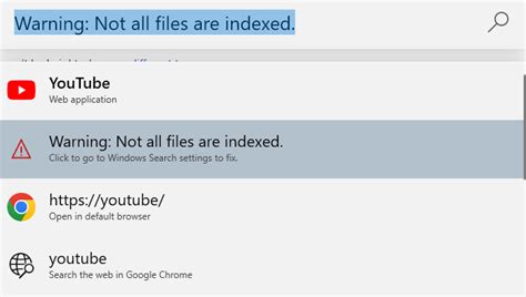 Warning Not All Files Are Indexed · Issue 21189 · Microsoft