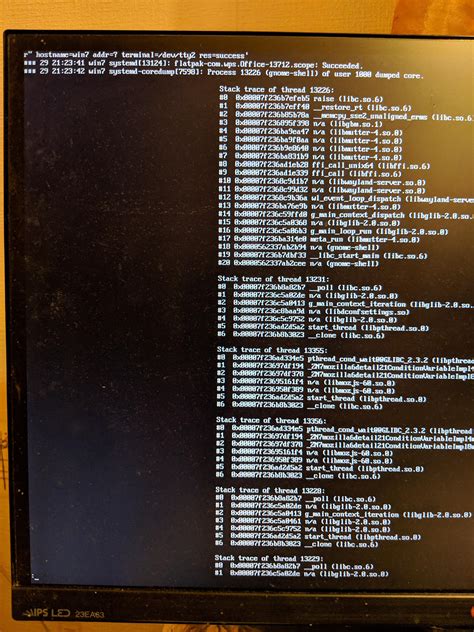 Another Gnome Shell Crash Rfedora