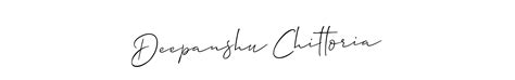 90 Deepanshu Chittoria Name Signature Style Ideas Cool Autograph