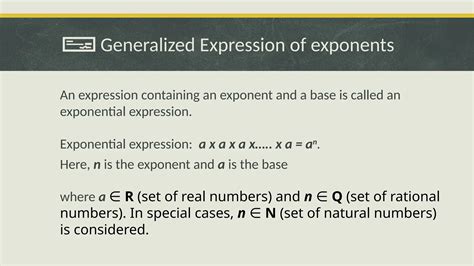 24230336013 Concept Of Exponents And Logarithm Pptx