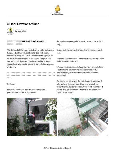 3 Floor Elevator Arduino Pdf Relay Elevator 3 Floor Elevator Arduino Pdf Relay Elevator