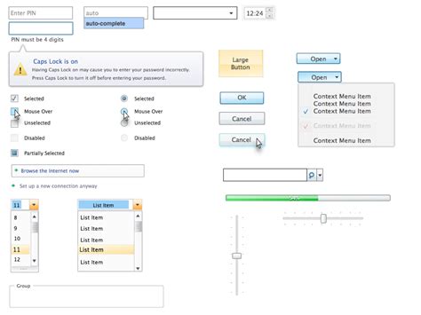 Windows 8 Ui Kit For Visio Omnigraffle Fireworks Illustrator