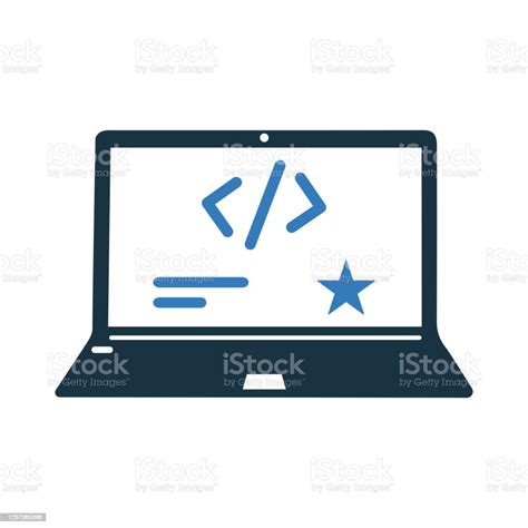 Coder Custom Coding Icon Design Stock Illustration Download Image Now