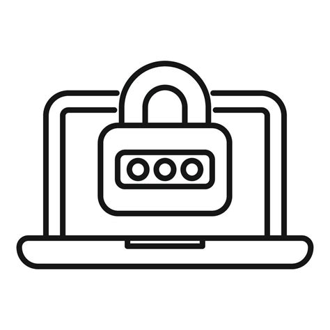 Laptop Security System Protecting Online Data With Password 49555110