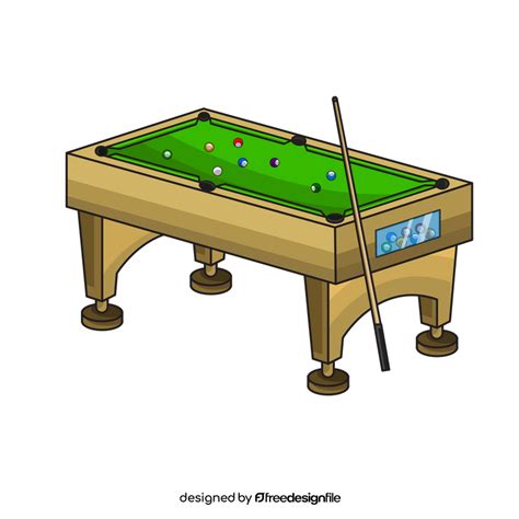 Pool Table Ultimate Clipart Free Download