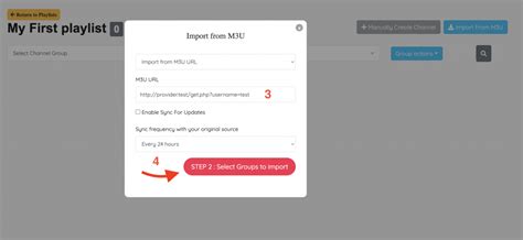Create Your First Playlist M3U Editor