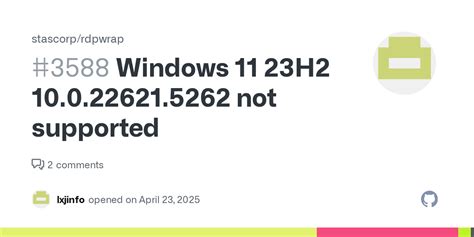 Windows 11 23h2 100226215262 Not Supported · Issue 3588 · Stascorp