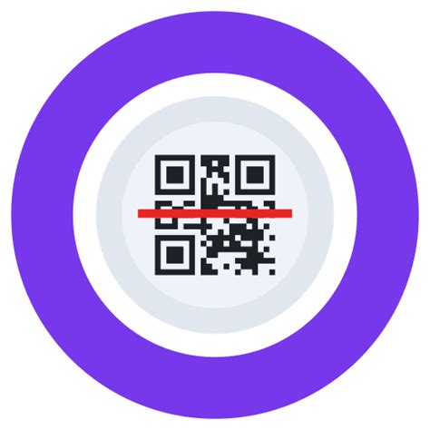 Qr Code Scan Generic Circular Icon