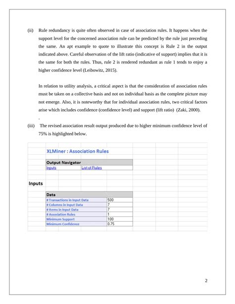 Data Mining Assignment Business Analytics Assignment