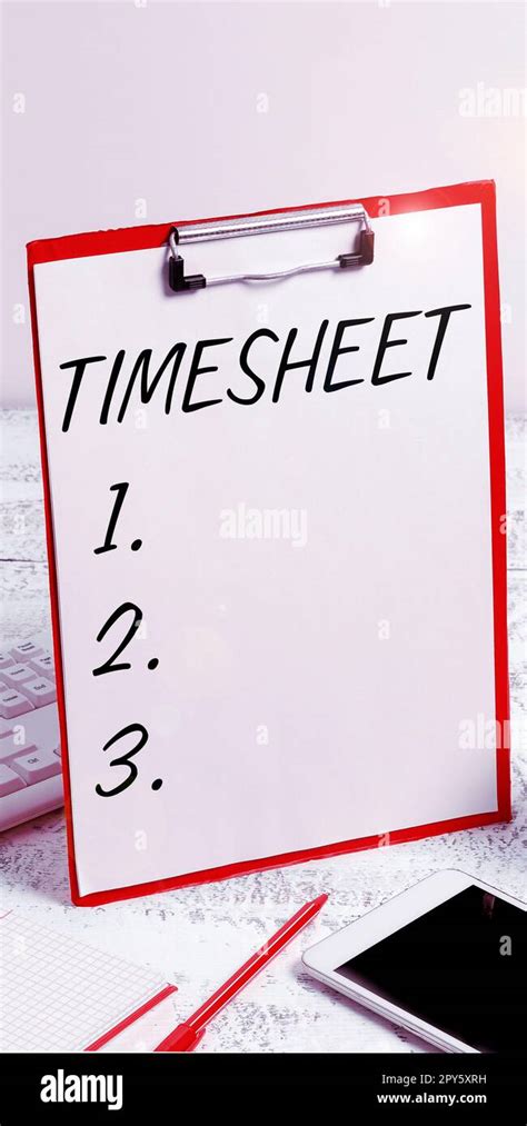 Conceptual Display Timesheet Business Idea Graphical Representation Of Period Time On Which