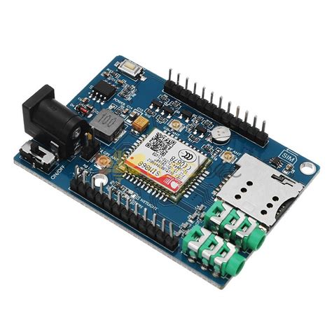 Sim Gsm Gprs Gps In Module With Antenna Support Voice Short Message Tts Dtmf For Arduino