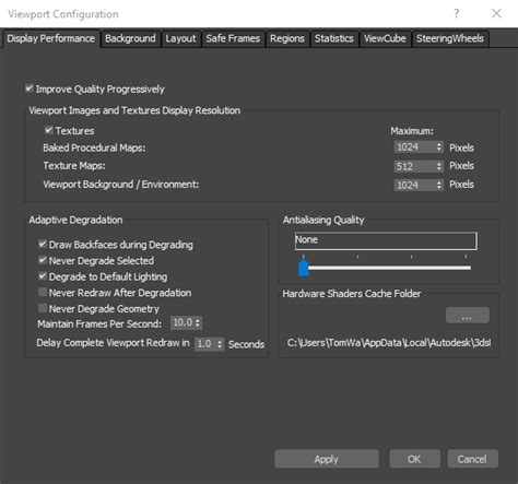 Solved Problem Viewport Configuration Visual Style And Appearance Panels Autodesk Community