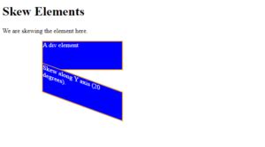 CSS D Transform Studyopedia