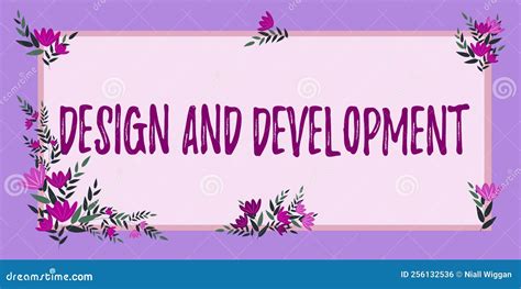 Handwriting Text Design And Development Word Written On Defining The