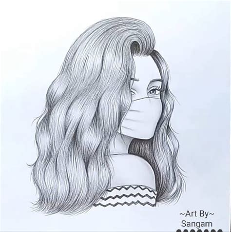 How To Draw Girl Pencil Sketch