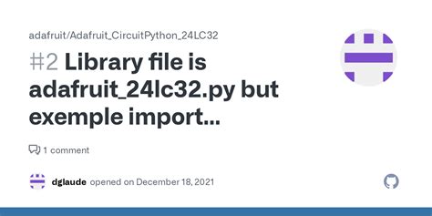 Library File Is Adafruit24lc32py But Exemple Import Adafruiteeprom · Issue 2 · Adafruit