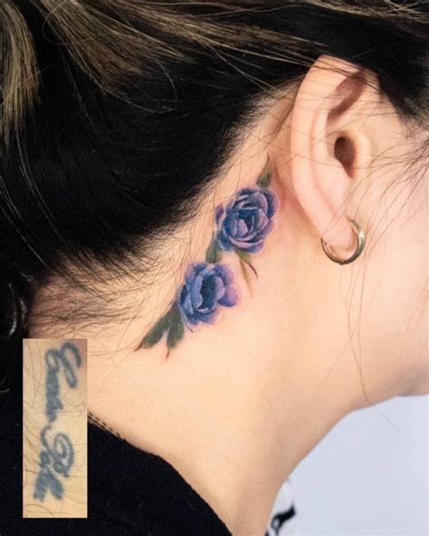 타투어때 레터링 커버업