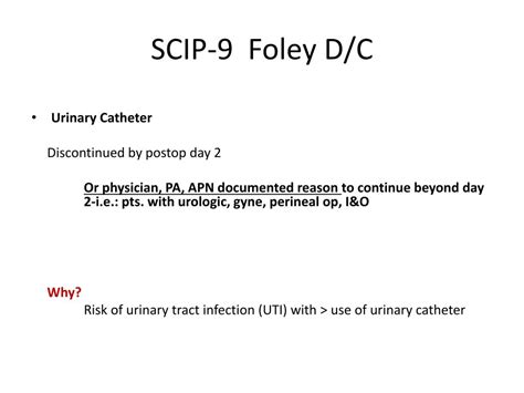 PPT Surgical Care Improvement Project SCIP PowerPoint Presentation ID