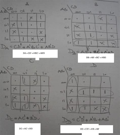 Digital Logic Drawing Flipflop After Statement Table And Kmap