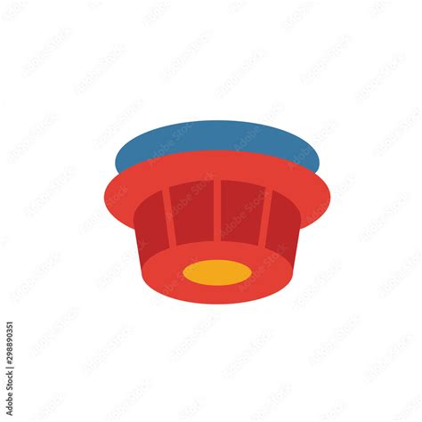 Smoke Detector Icon Simple Flat Element From Fire Safety Collection Creative Smoke Detector