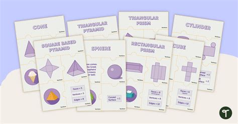 classifying 3d shapes sorting activity teach starter
