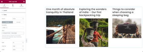 Build A Query With The Loop Grid Elementor