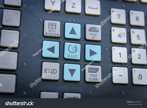Detail Cnc Machine Screen Control Buttons Stock Photo Shutterstock