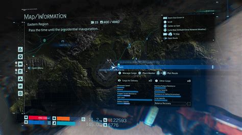game interface map