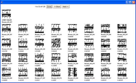 examples of similarity retrieval using the gir demo the query tile