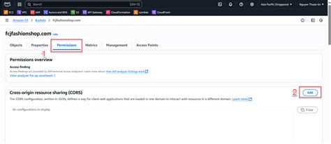Enable Static Hosting Configure Cors And Set S3 Bucket Permissions Aws System Manager