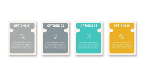 Premium Vector Infographic Design Templatebusiness Process With 4 Steps Vector Thin Line
