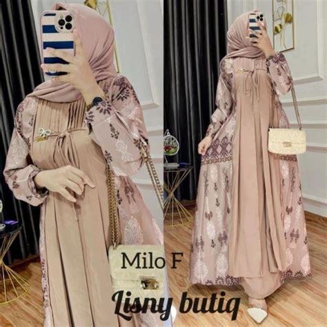 New Gamis Trendy 2024 Gamis Claudia Premium Gamis Lebaran 2024 Model Terbaru Bisa Bayar