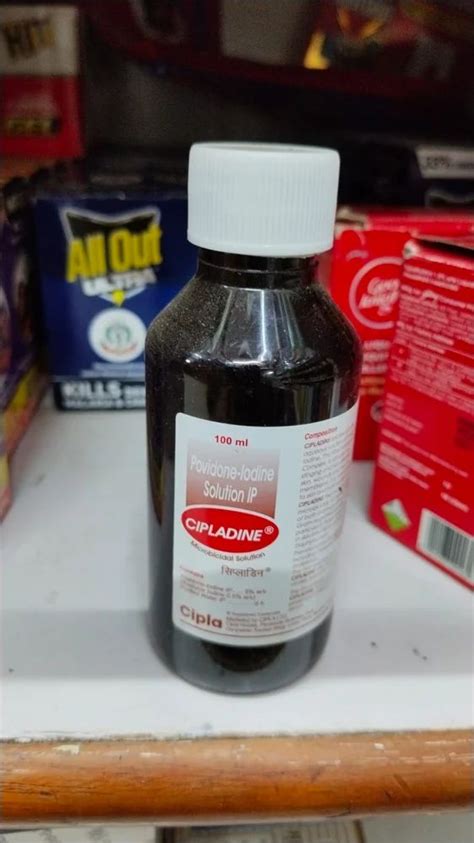 Composition 5 100ml Cipladine Povidone Iodine Solution At ₹ 48 Bottle In Pune