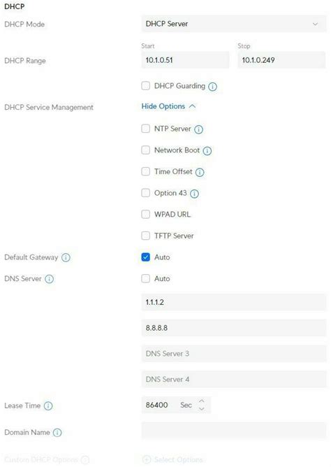 no dhcp or internet traffic on unifi wireless lan dhcp is fine