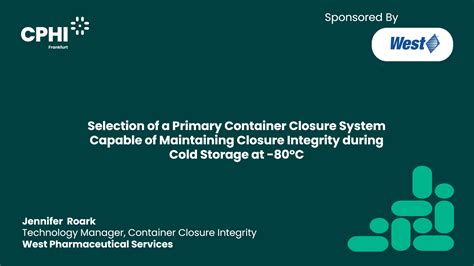 Selection Of A Primary Container Closure System Capable Of Cphi Online