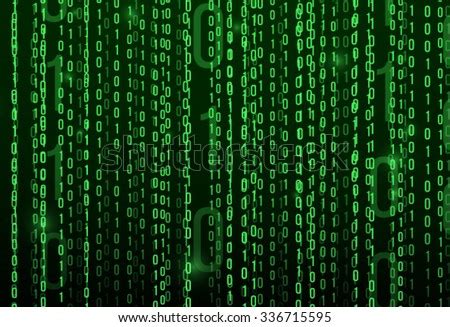 Abstract Technology Background Binary Computer Code Programming Coding Hacker Concept