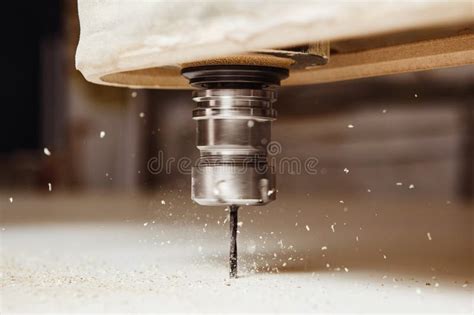 Cutting Wood Using A Machine With Numerical Control Cnc Tool Stock