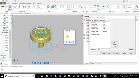 Spiral Face Feature Not Working In Featurecam2019 Autodesk Community