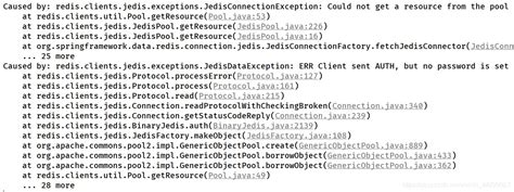 【redis异常】redis clients jedis exceptions jedisdataexception err client