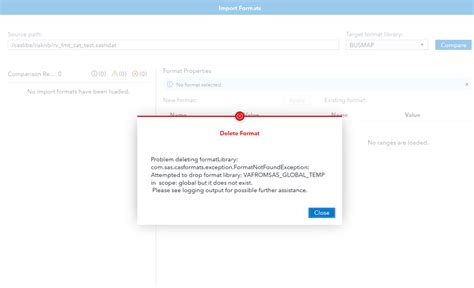 How To Import A User Defined Format In Manage Environment Sas Support