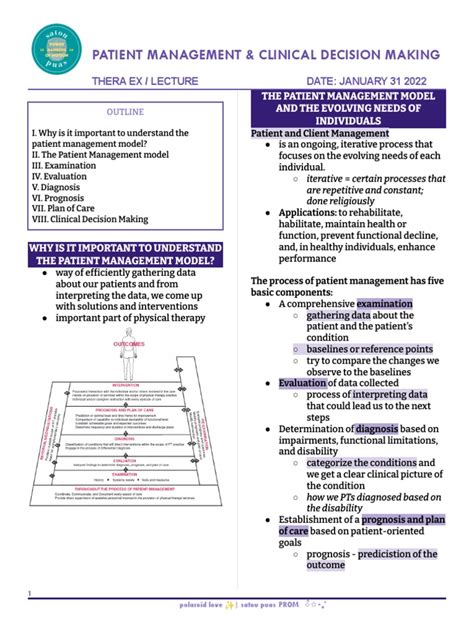 Thera Ex Patient Management And Clinical Decision Making Pdf