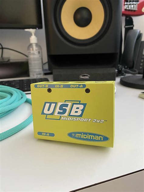 Midiman M Audio Midi Sport 2x2 Usb Midi Interface Green Reverb