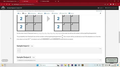 Atcoder Beginner Contest 319 A B D E With Discussion Youtube