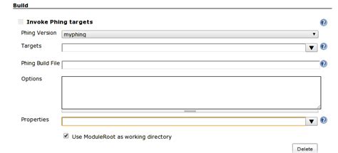 Jenkins Phing Plugin