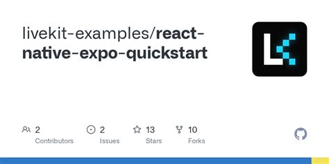 Github Livekit Examplesreact Native Expo Quickstart
