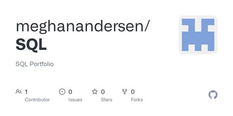 github meghanandersen sql sql portfolio