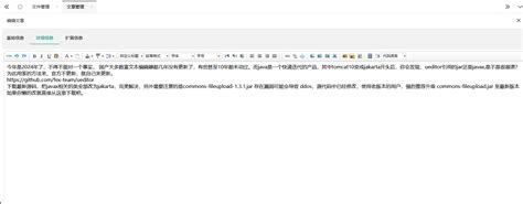 tomcat10如何适配百度编辑器ueditor ueditor jakarta csdn博客
