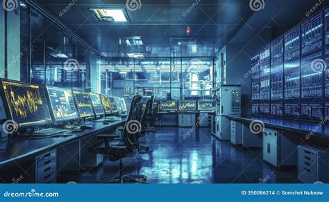 Nuclear Energy Monitoring System Control Room Technology High Tech Environment Overview Data