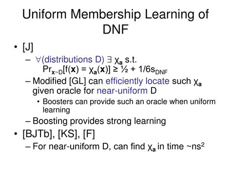 Ppt Fourier Analysis And Boolean Function Learning Powerpoint